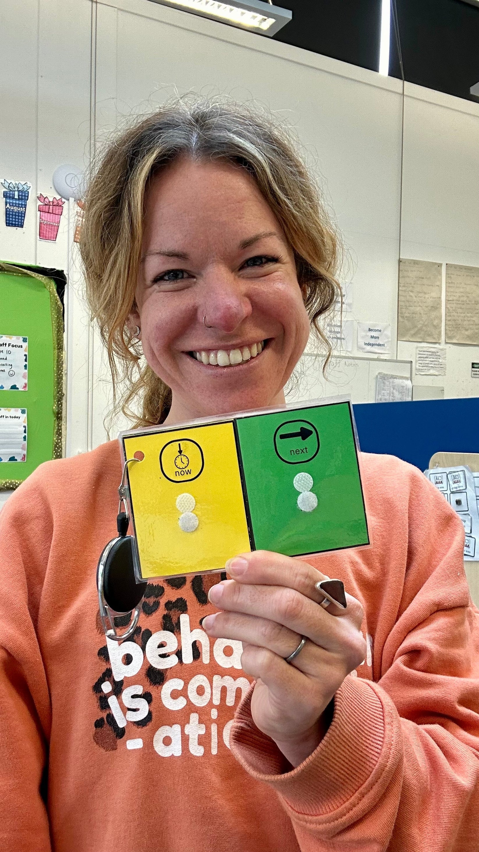Now & Next Lanyard – Sensory Classroom
