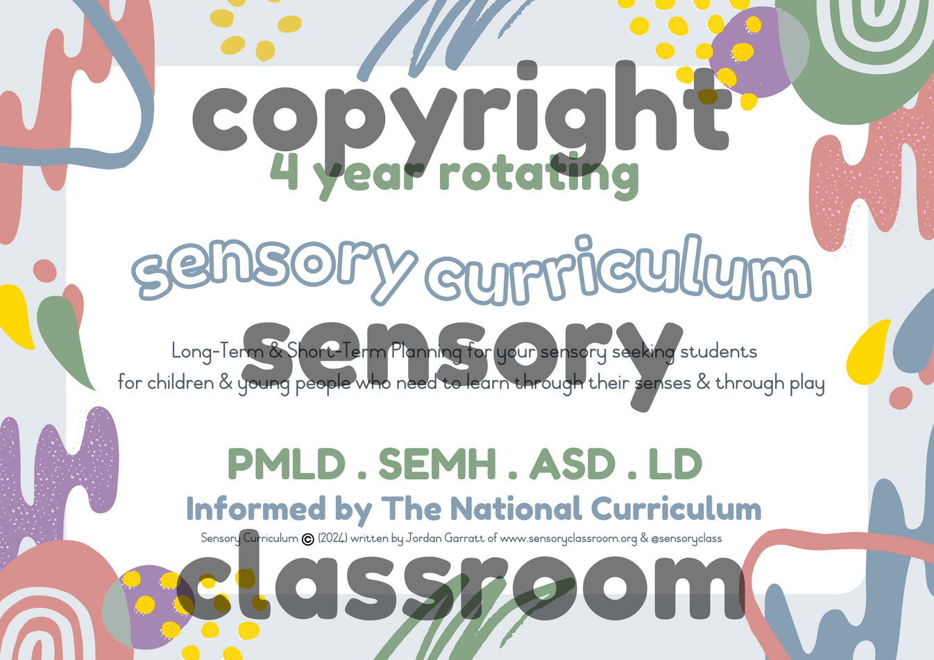 FULL Sensory Curriculum – Sensory Classroom