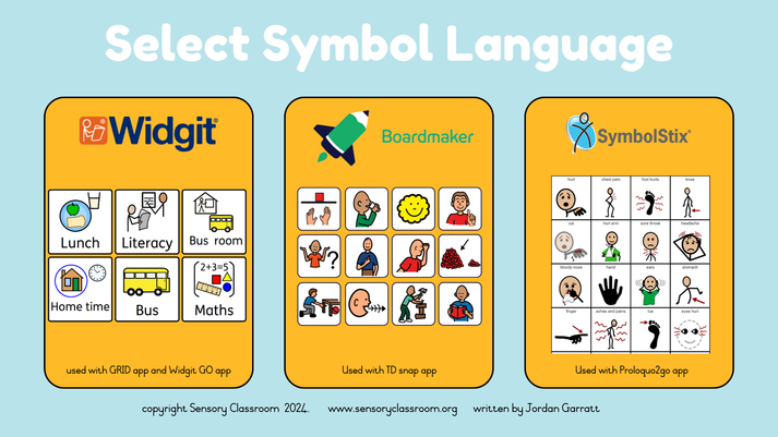 Core Word Programme Subscription – Sensory Classroom
