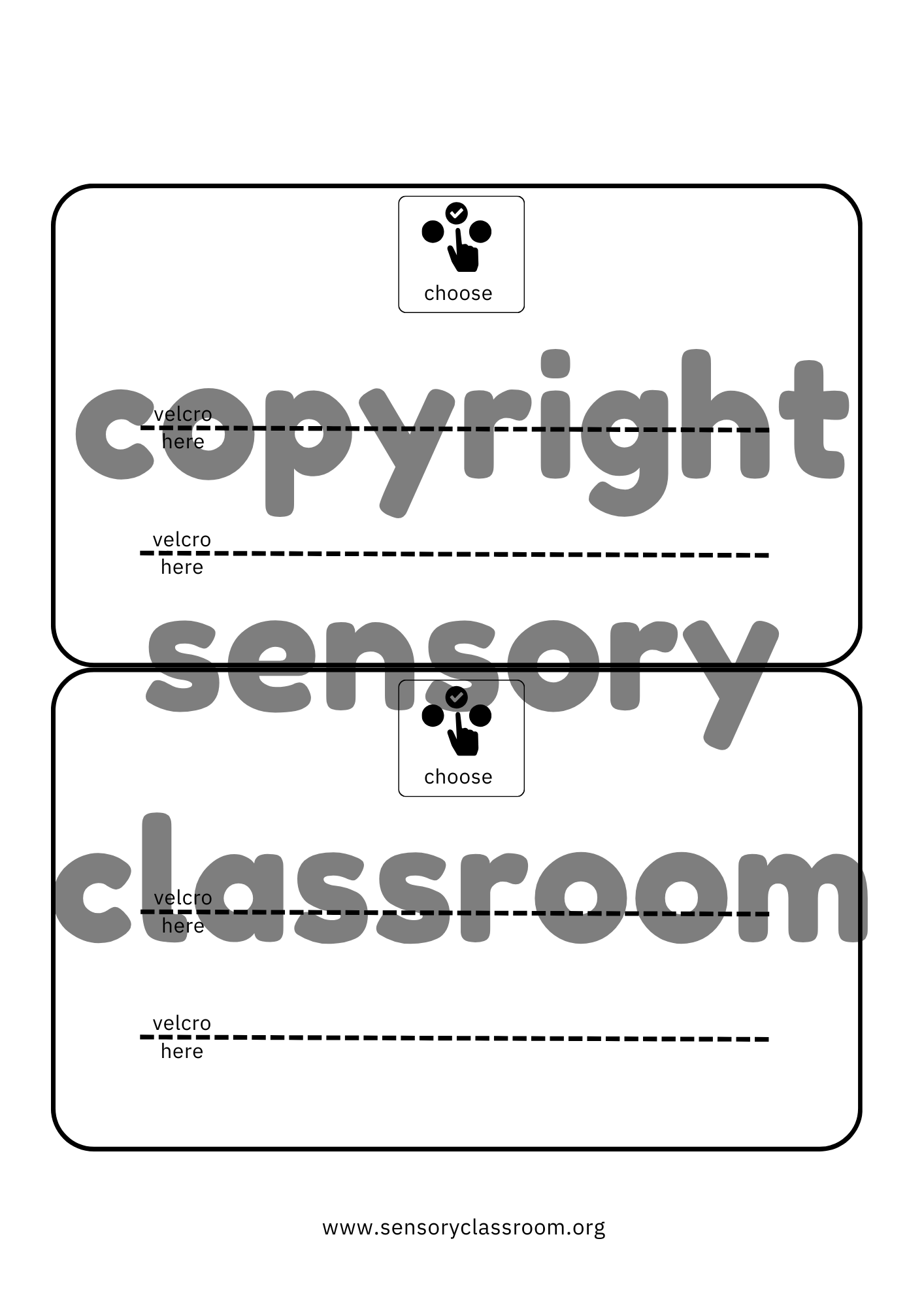 Choice Boards – Sensory Classroom Ltd