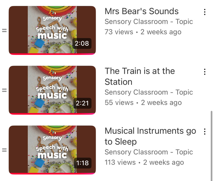 Music – Sensory Classroom