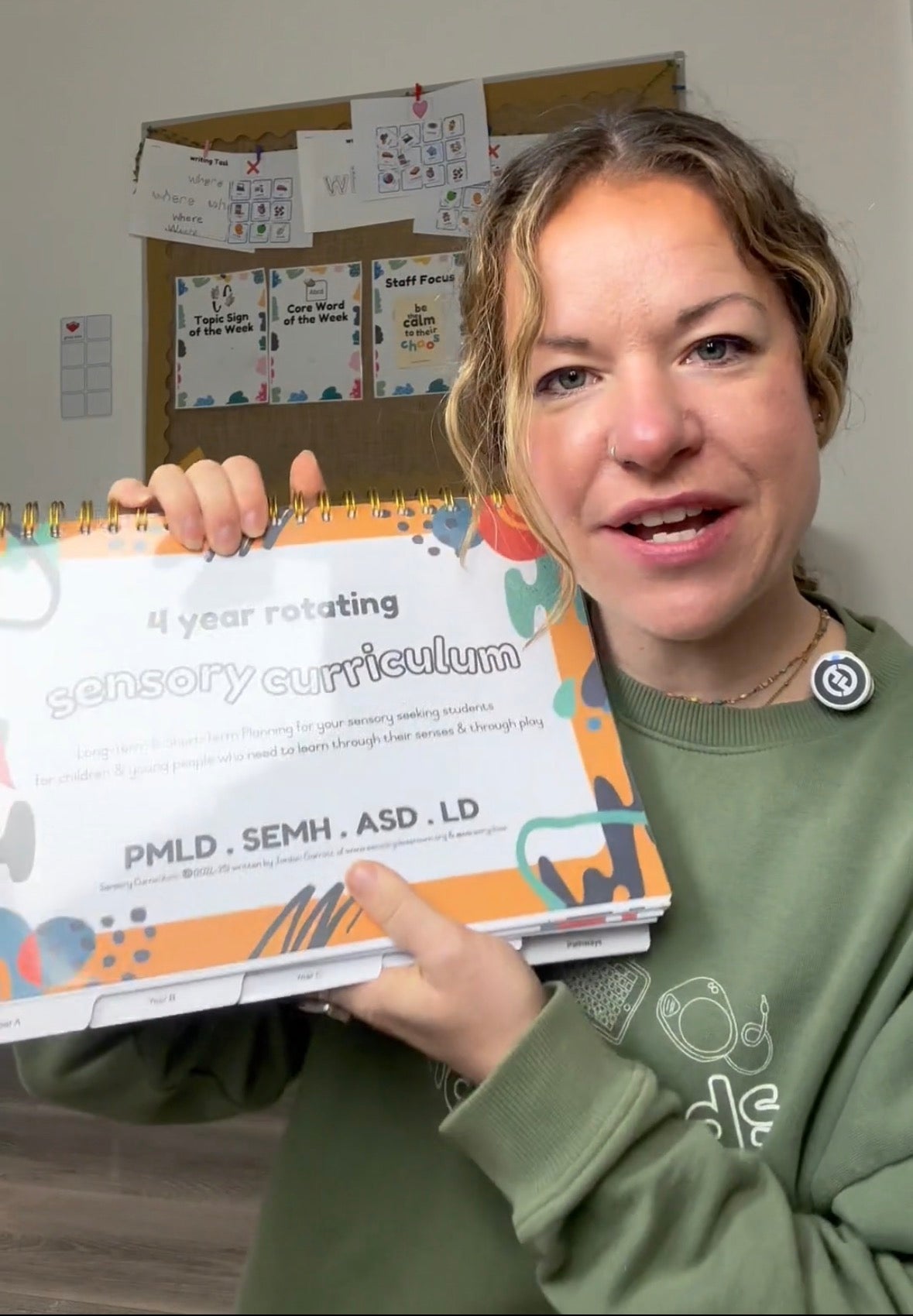 Physical folder add on only- FULL Sensory Curriculum – Sensory Classroom