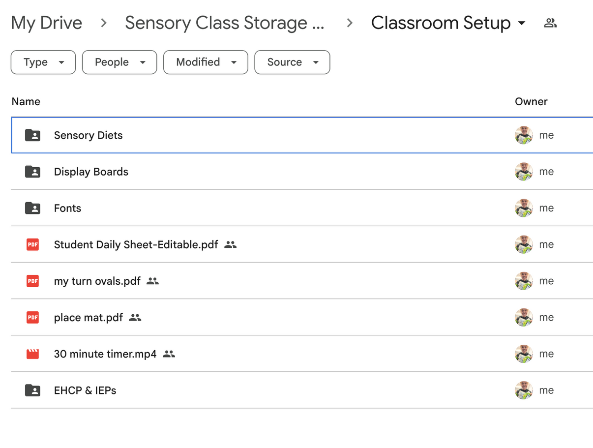 My Storage Drive – Sensory Classroom Ltd