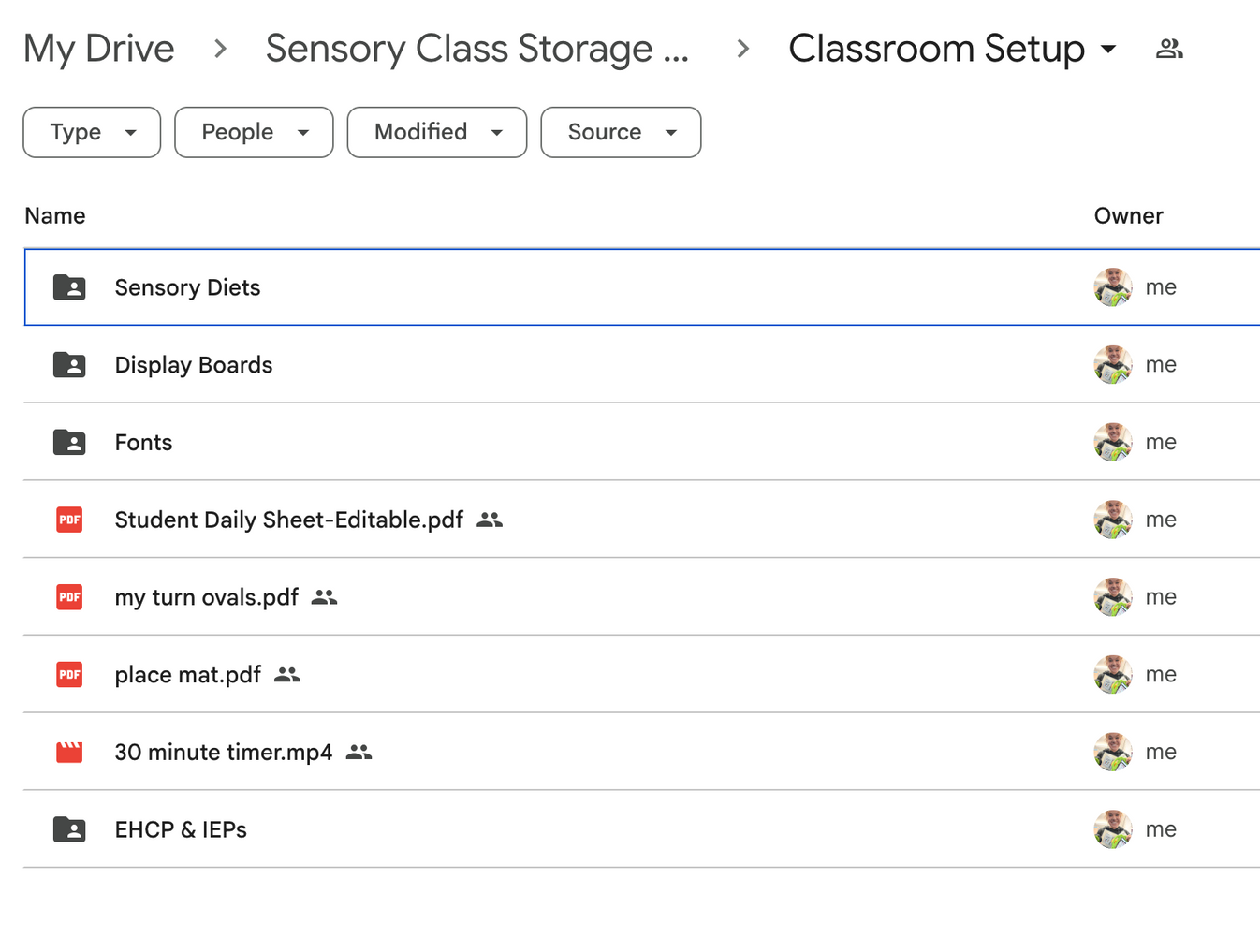 My Storage Drive – Sensory Classroom Ltd