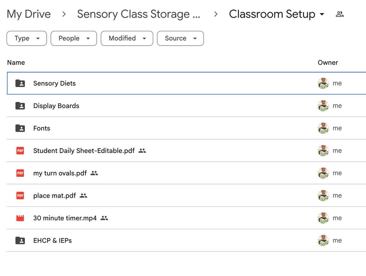 My Storage Drive – Sensory Classroom Ltd