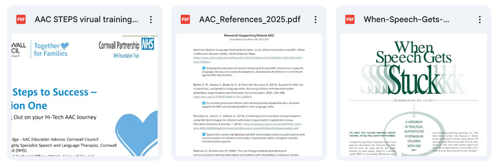 AAC Training – Sensory Classroom