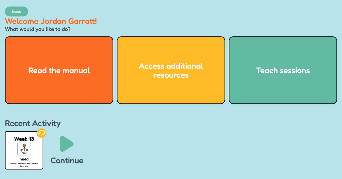 Core Word Programme Subscription – Sensory Classroom